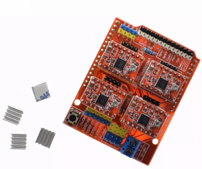 Modulo Shield Cnc V3 Impresora 3d + 4x Driver A4988 Arduino