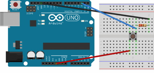 Pulsadores - Protoboard Arduino - Raspberry