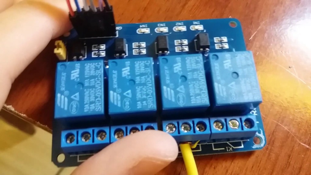 Modulo rele 4 canales 5V - Arduino - Raspberry