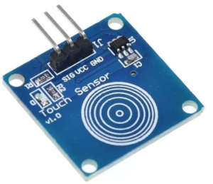 Sensor Táctil Mini Touch Ttp223 Capacitivo Azul Arduino